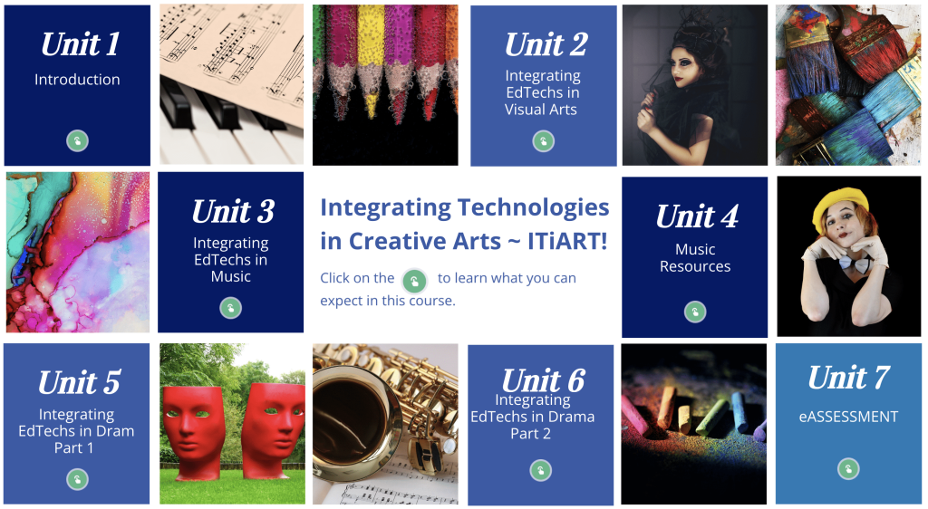 Integrating EdTechs in Creative Arts Course